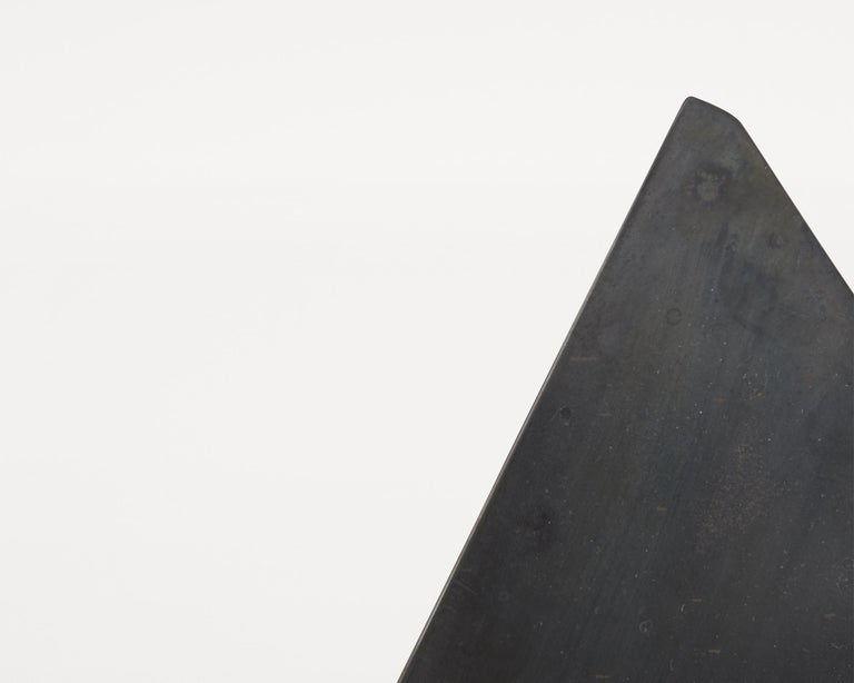 Frama Contemporary Sculptural Minimal Design Triangolo Chair in Black ...