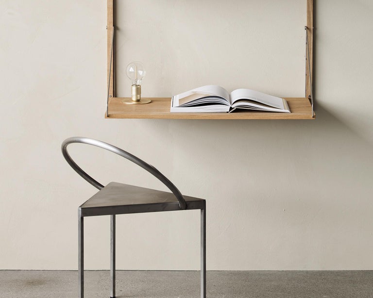 Frama Contemporary Sculptural Minimal Design Triangolo Chair in Black ...