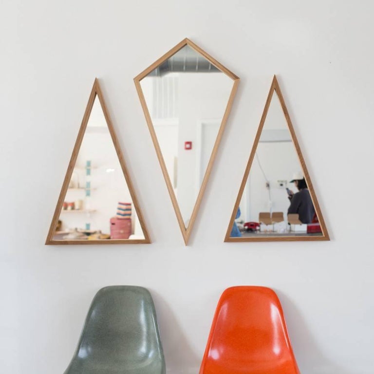 Contemporary "Trio Geometric Mirrors" by Alex Drew and No One, 2016 For ...
