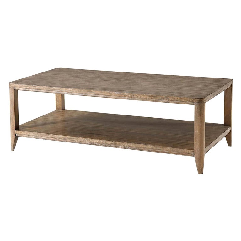 Contemporary Two-Tier Coffee Table at 1stDibs