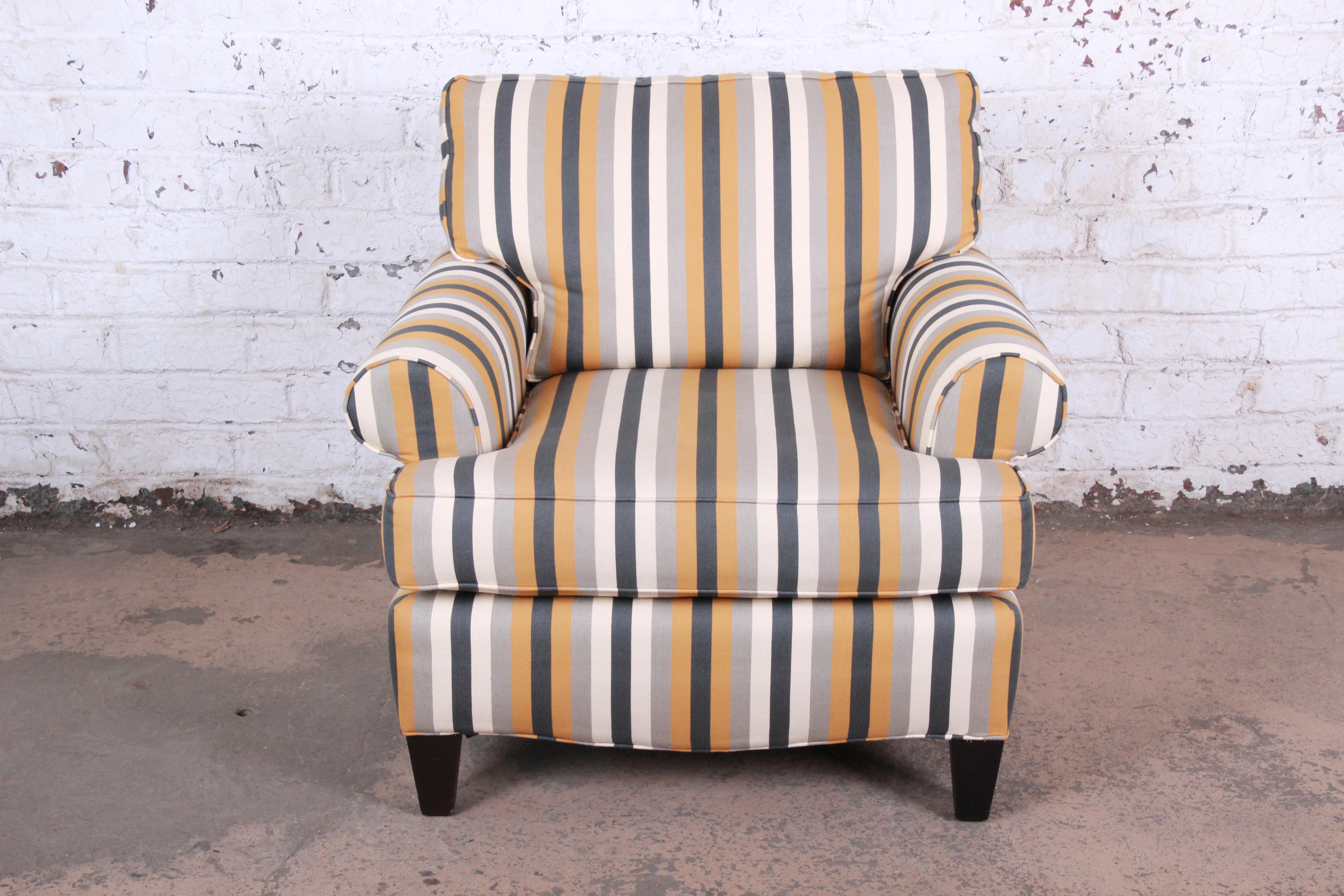 Contemporary Upholstered Lounge Chair by Smith Brothers at 1stDibs ...