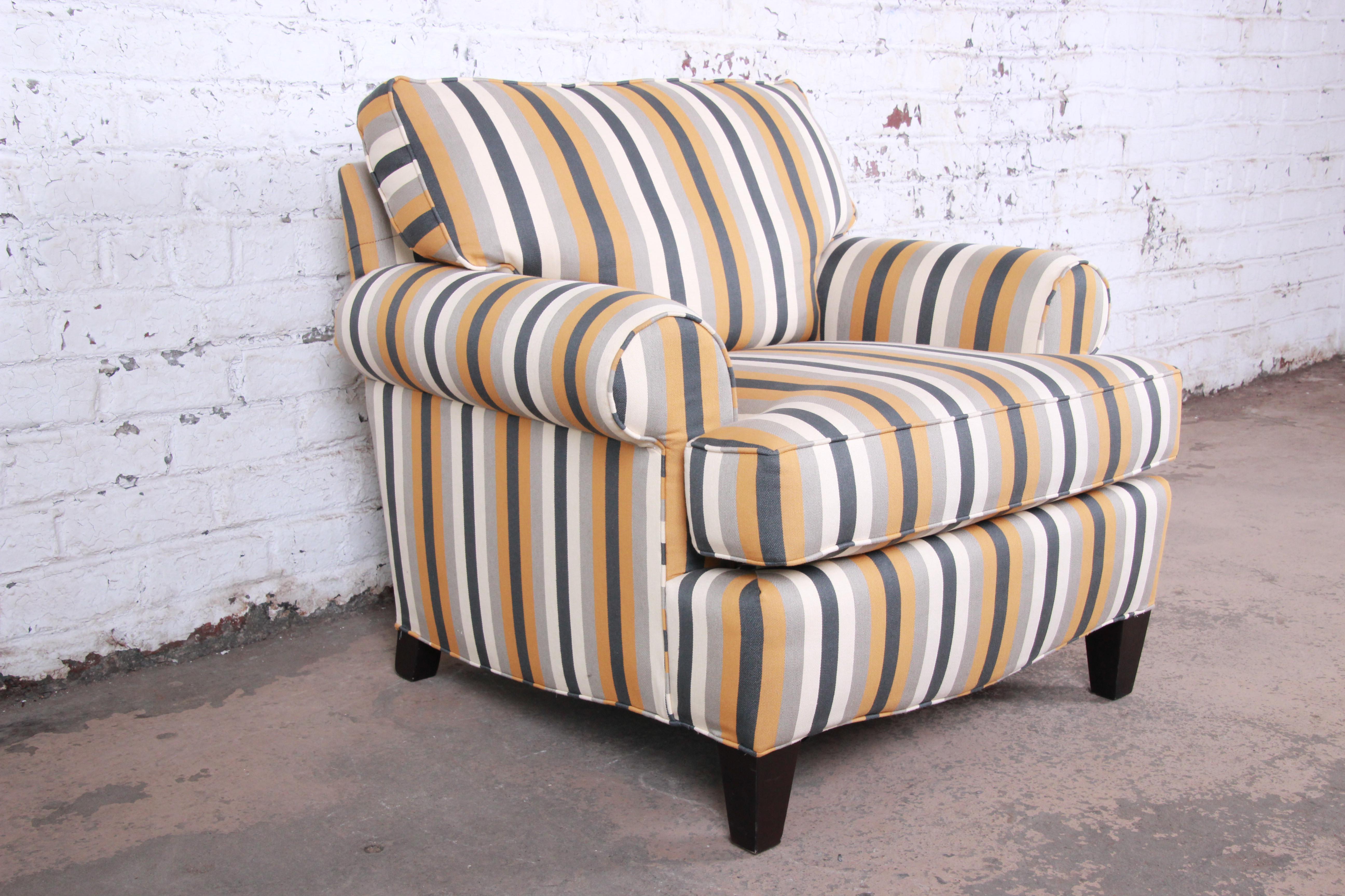 Contemporary Upholstered Lounge Chair by Smith Brothers at 1stDibs ...