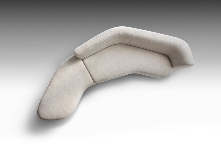 Contemporary Upholstered Sofa, Repose by Adam Court for OKHA For Sale ...