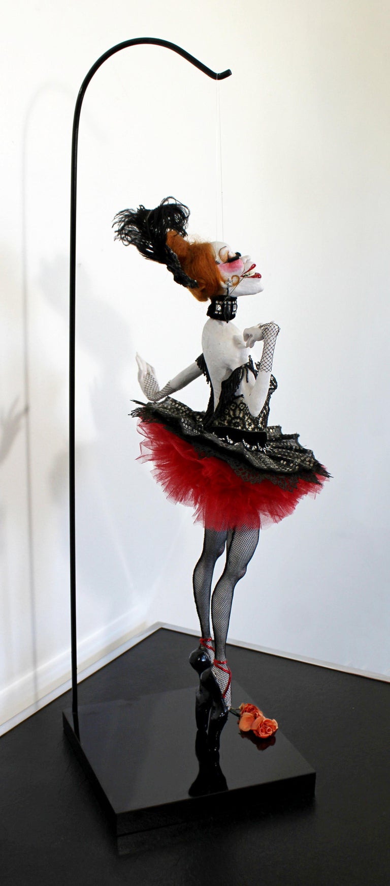 Contemporary Van Craig Ceramic Dancer Marionette Doll Table Sculpture ...