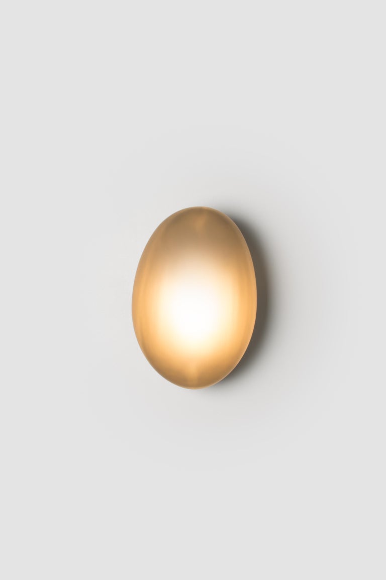 Contemporary Wall Lamp 'Pebble' by Andlight, Shape a, Slate For Sale at ...