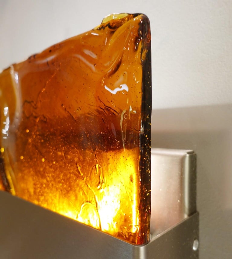 Contemporary Wall Lights, Belgian Creation by Jacques Nonnon For Sale ...