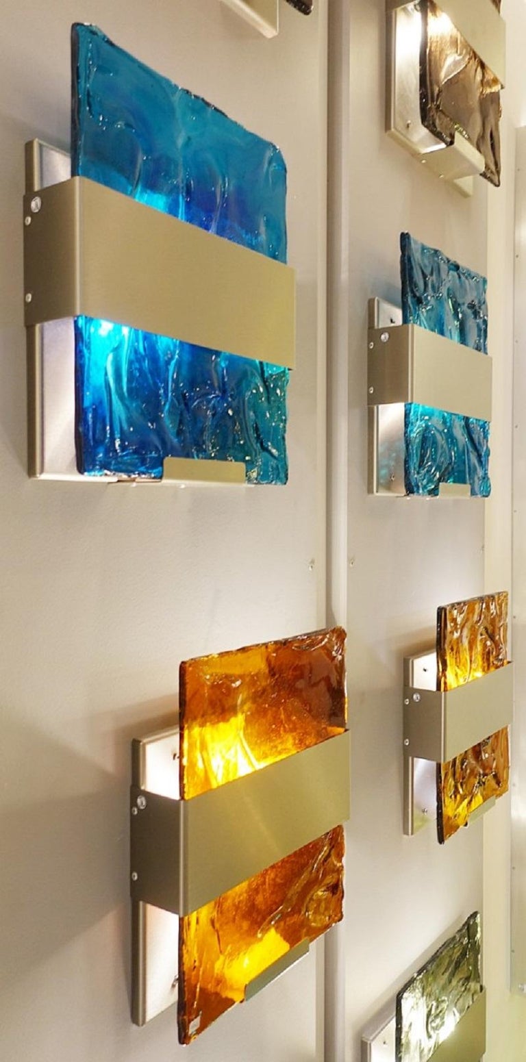 Contemporary Wall Lights, Belgian Creation by Jacques Nonnon For Sale ...