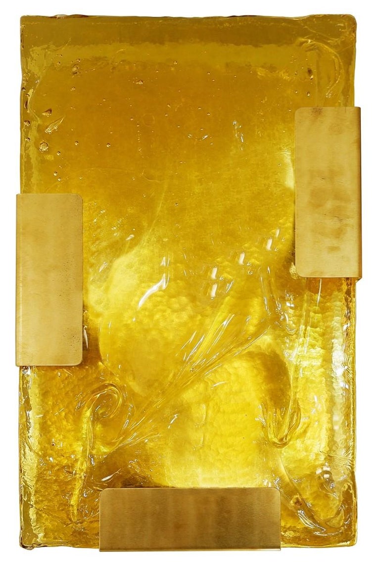 Contemporary Wall Lights, Belgian Creation Signed "JN" For Sale at 1stDibs