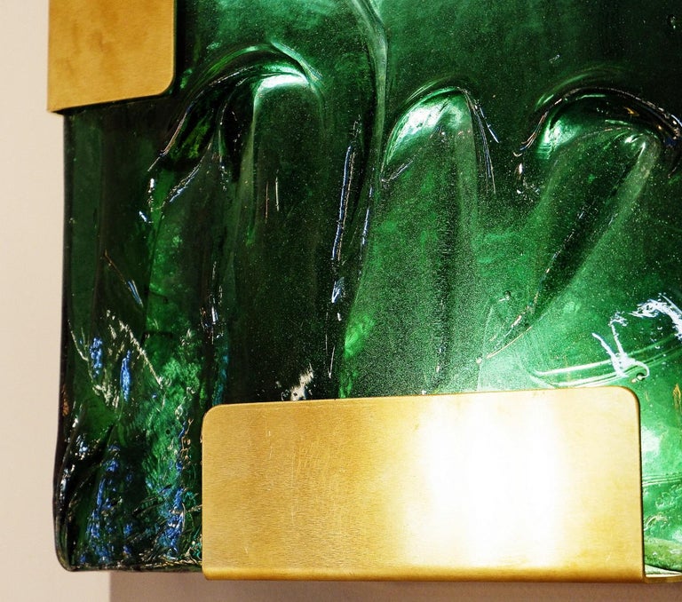 Contemporary Wall Lights, Belgian Creation Signed "JN" For Sale at 1stDibs