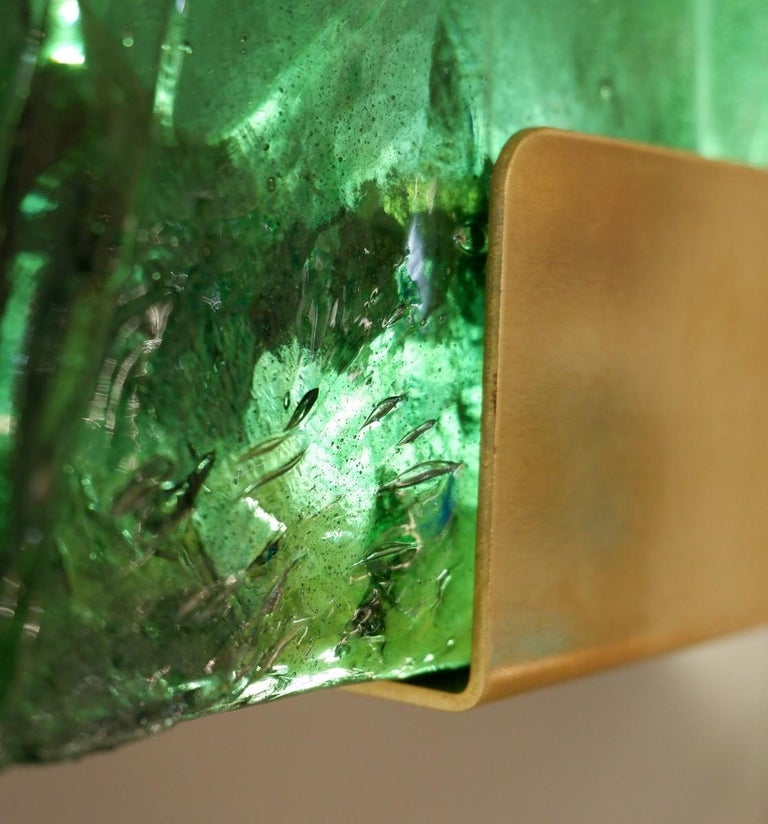 Contemporary Wall Lights, Belgian Creation Signed "JN" For Sale at 1stDibs