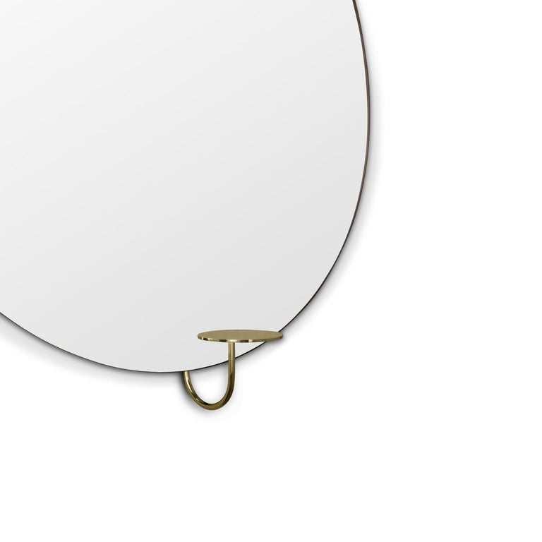 Contemporary Wall Mirror 'Miró Miró' Round, Small, Black For Sale at ...