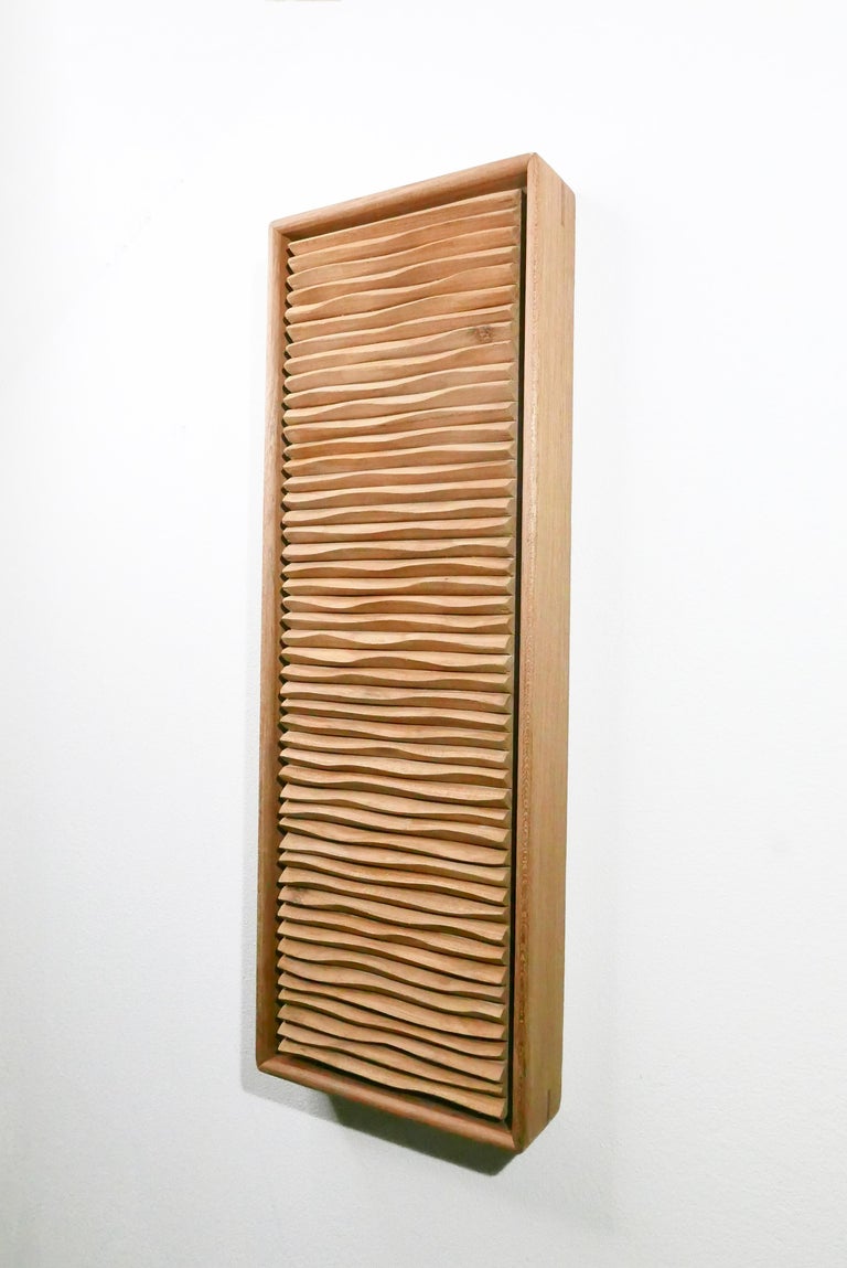Contemporary Wall Mounted Sculpture from 'Ripples' Series by James ...