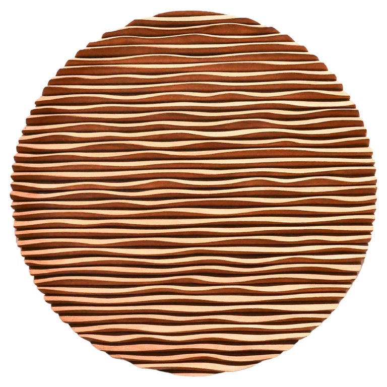 Contemporary Wall Mounted Sculpture from 'Ripples' Series by James ...
