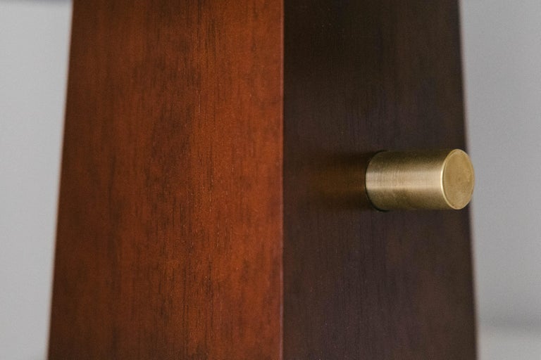 Contemporary Walnut Alpine Floor Lamp by ASTRAEUS CLARKE Made in ...