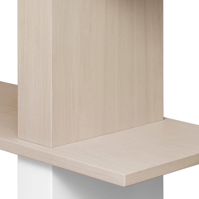 Contemporary Walnut and Lacquer Étagère / Book Shelf By Alex P White ...