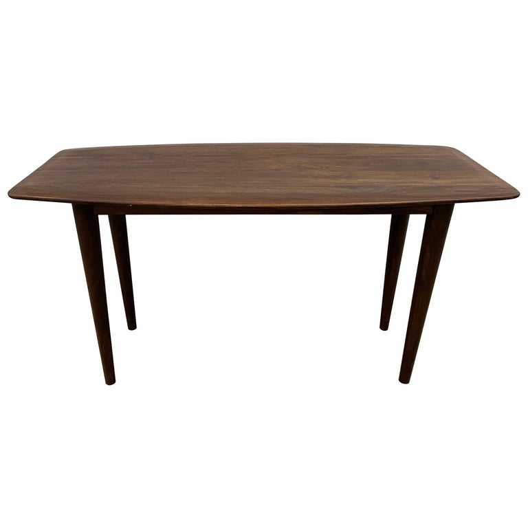 Contemporary Walnut Table for Console, Dining, or Desk at 1stDibs