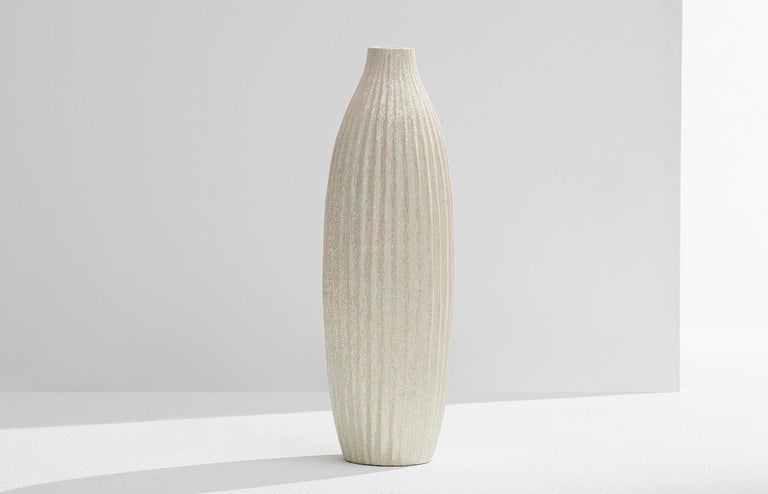 Contemporary White Mother-of-Pearl Art Object Vase 13 For Sale at 1stDibs