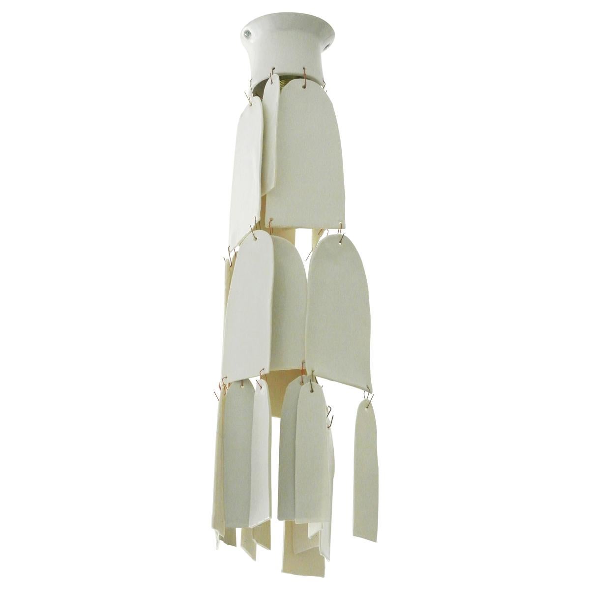 Contemporary White Porcelain Chandelier by Danish Artist Christine ...