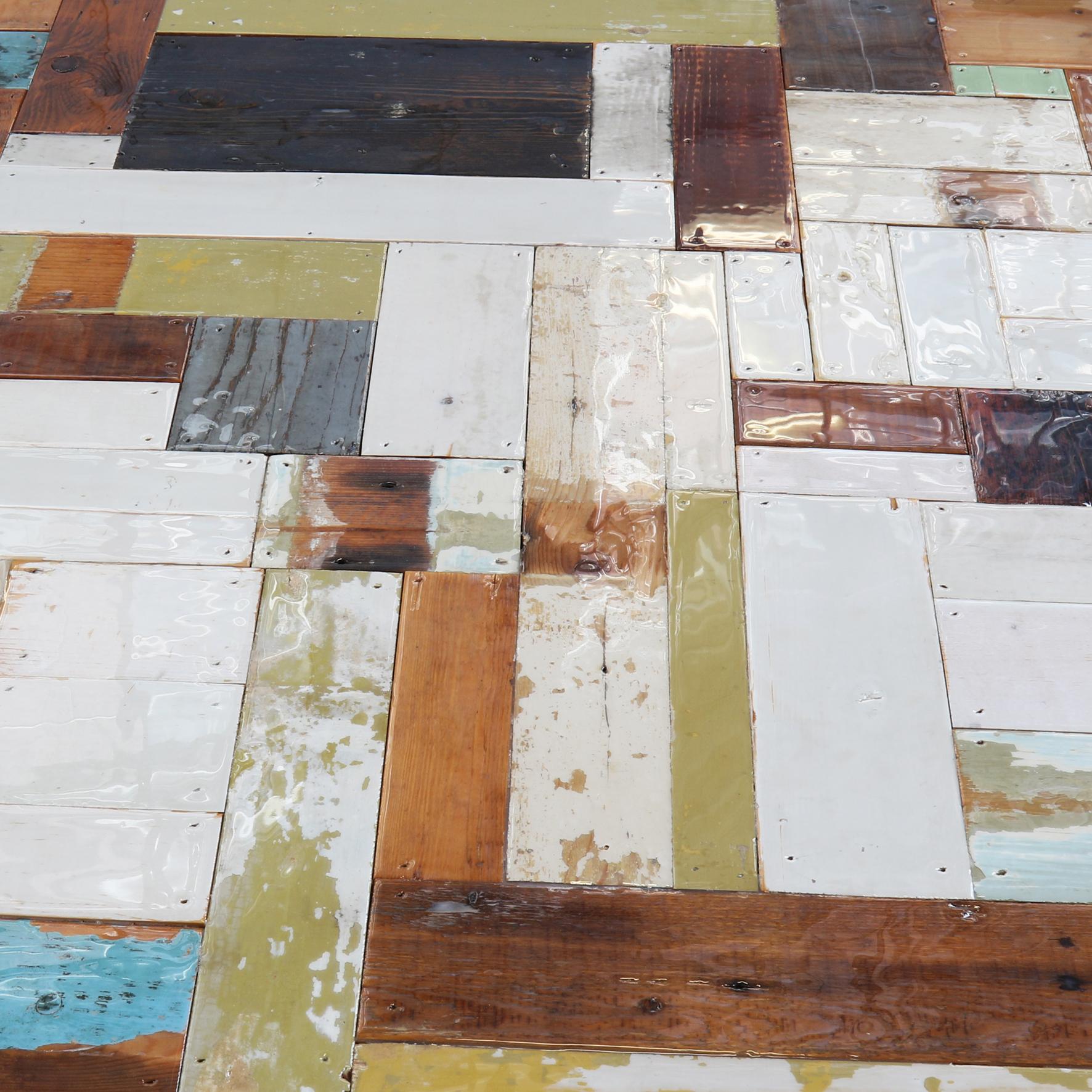 Modern Wooden Dining Table, Waste Table in Scrapwood by Piet Hein Eek ...