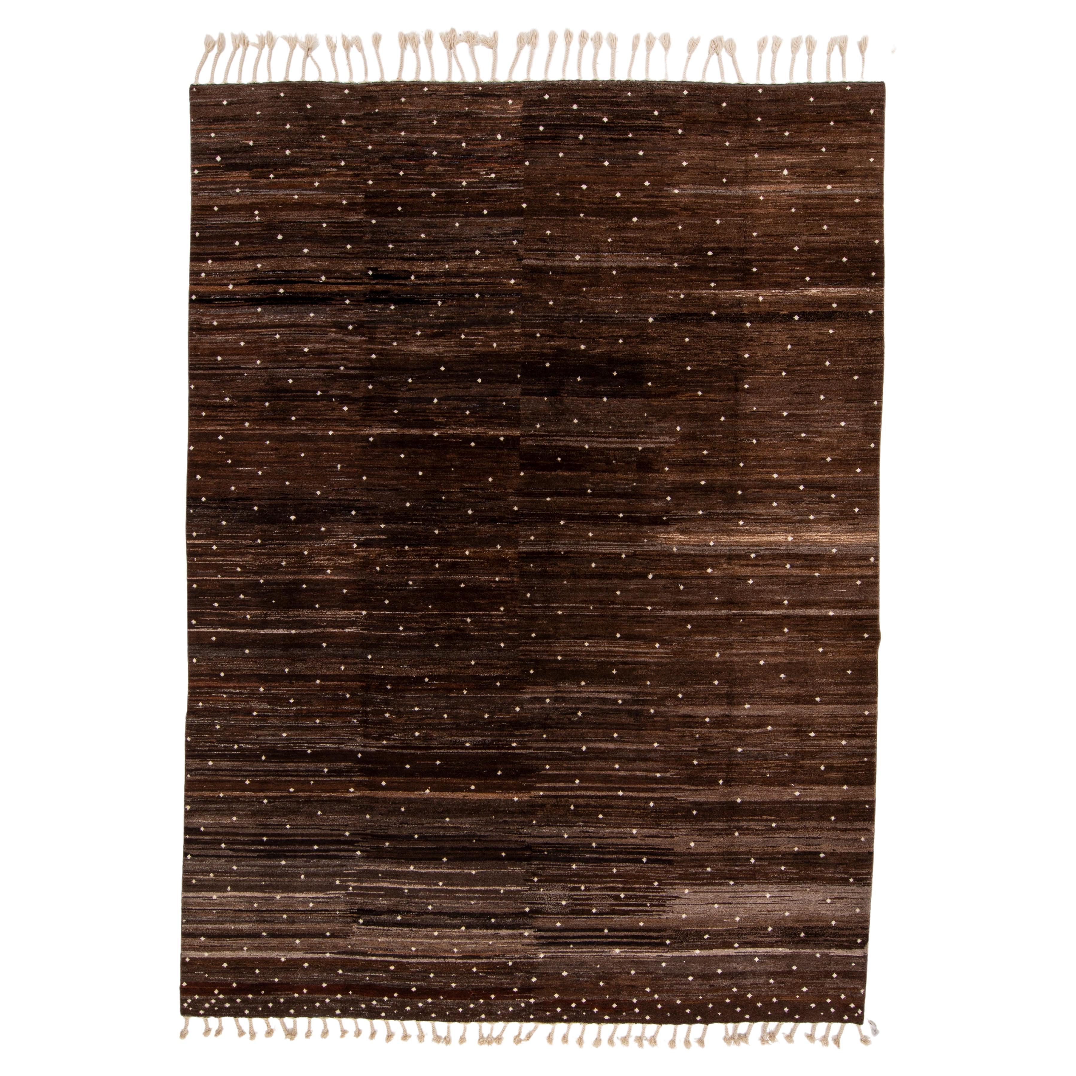 Contemporary Wool Neutral Turkish Rug For Sale at 1stDibs