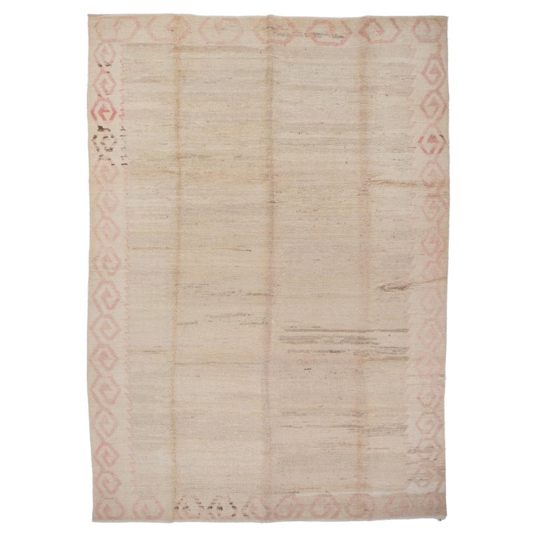 Contemporary Wool Neutral Turkish Rug For Sale at 1stDibs