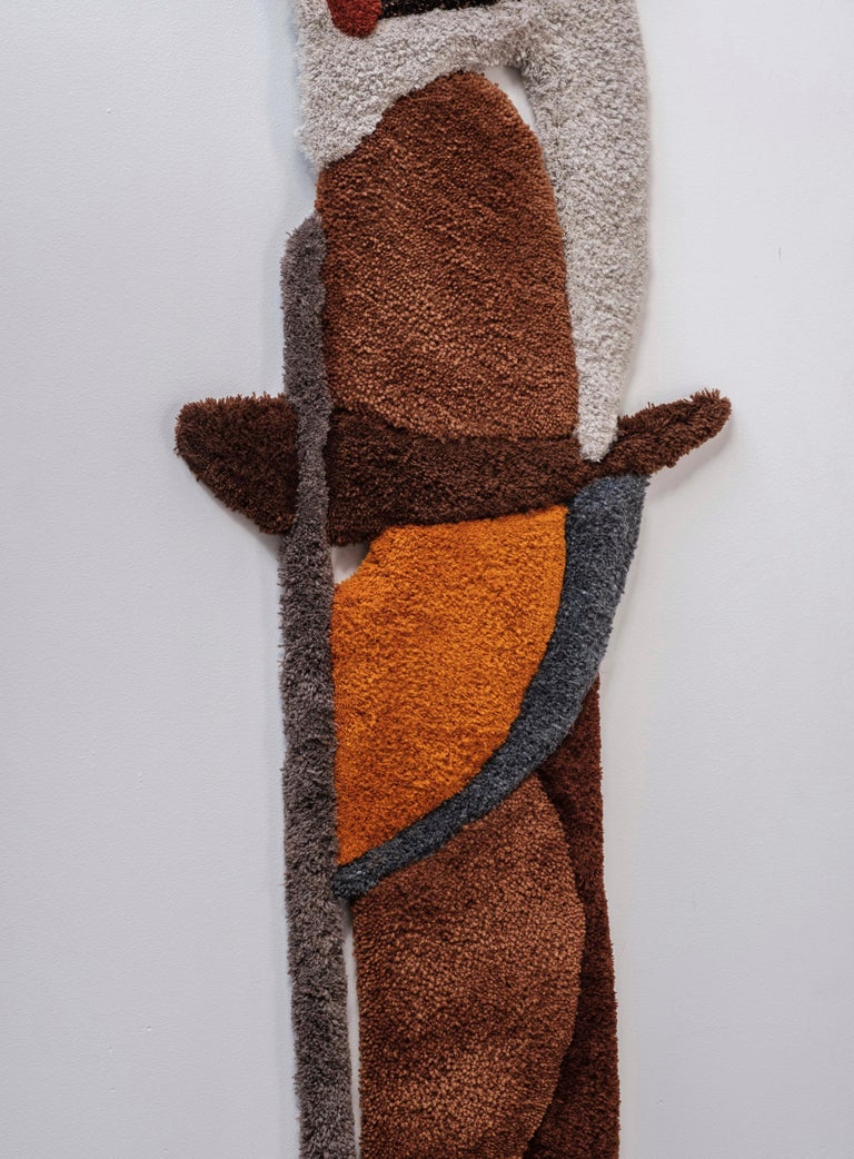 Contemporary Wool Wall Tapestry with Modern Shapes, Opus Opus LXI by ...