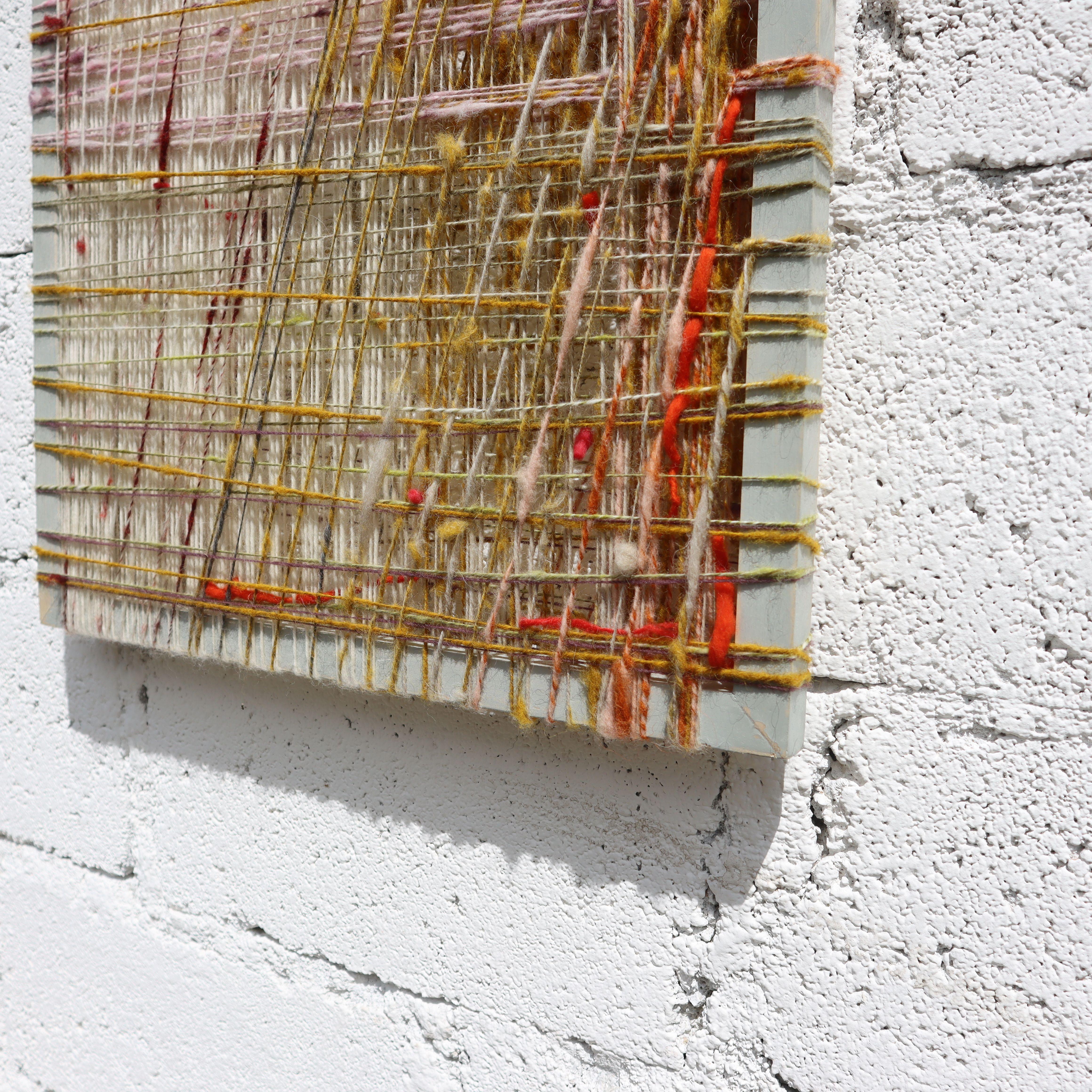 Contemporary Woolen Art Work - Abstract Woolen Wall Object For Sale at ...