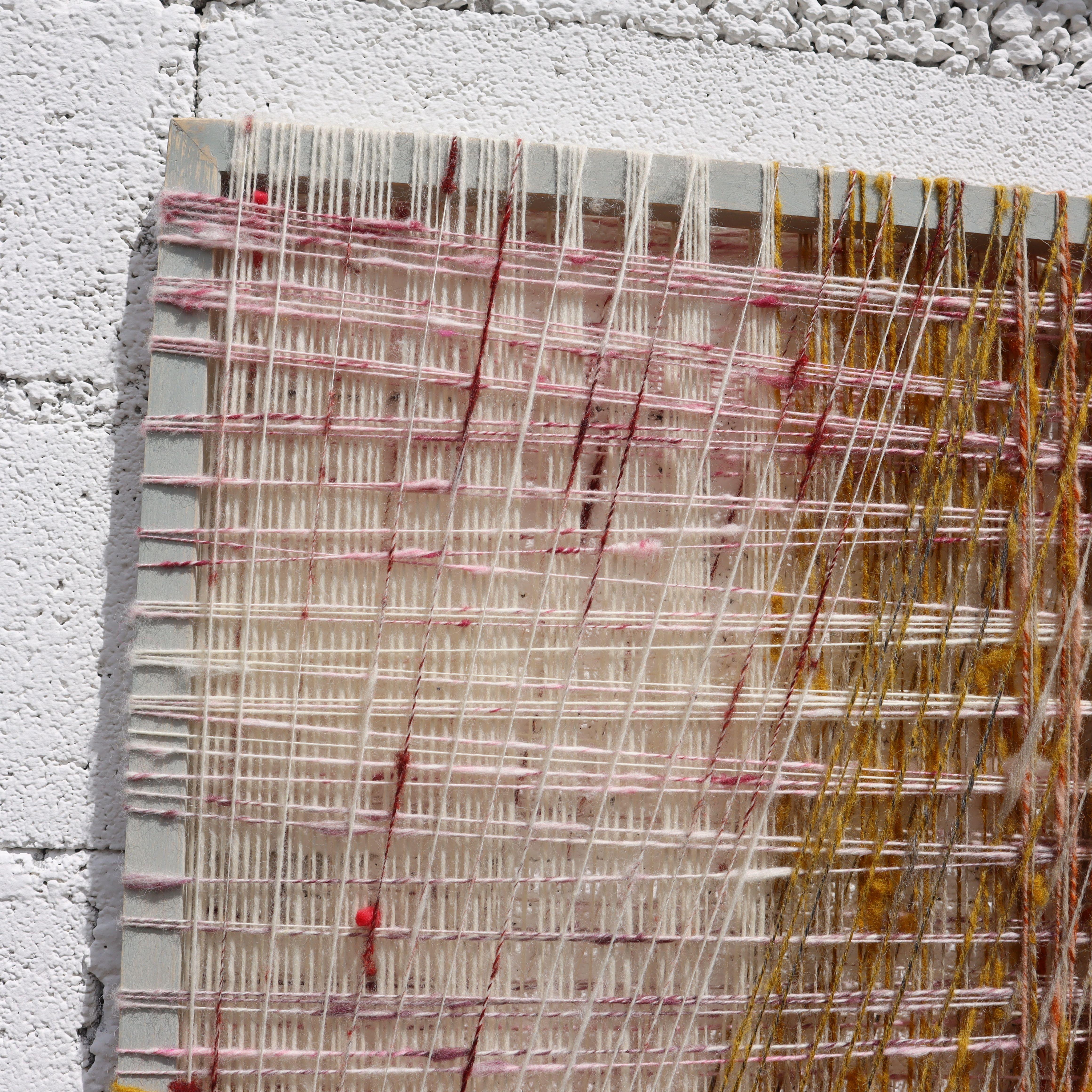 Contemporary Woolen Art Work - Abstract Woolen Wall Object For Sale at ...