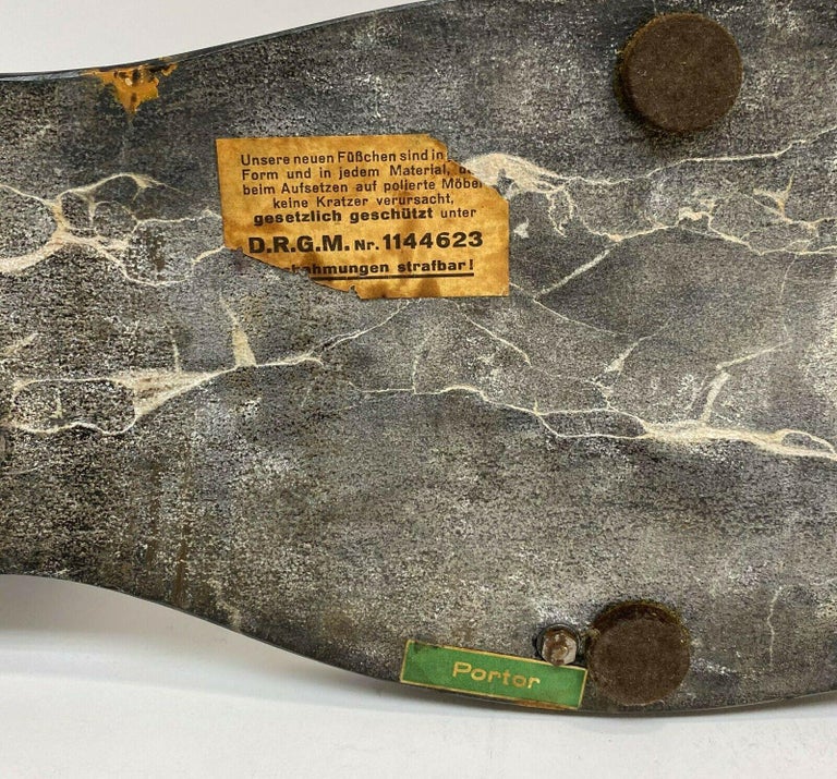 Continental Art Deco Bronze and Black Portor Marble Desk Set, circa ...