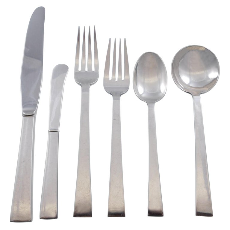 Continental by International Sterling Silver Flatware Service for 12 ...