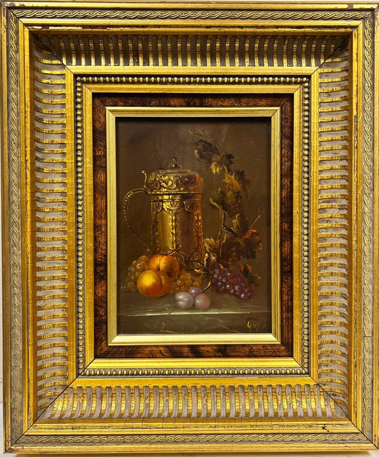 Continental School - Fine Classical Still Life Study Of Fruit and ...