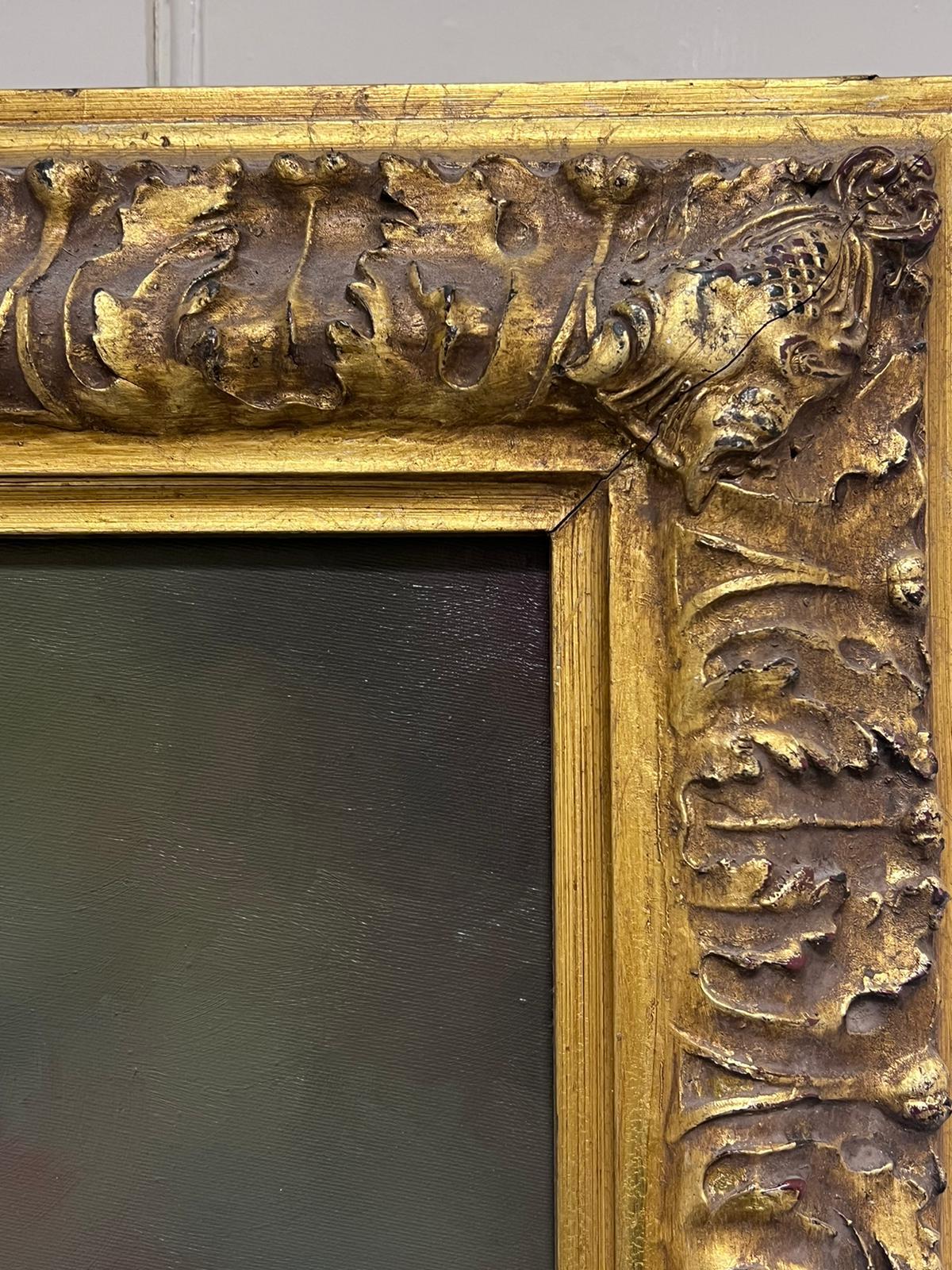 Continental School - Large Classical Still Life Oil Painting Grapes ...