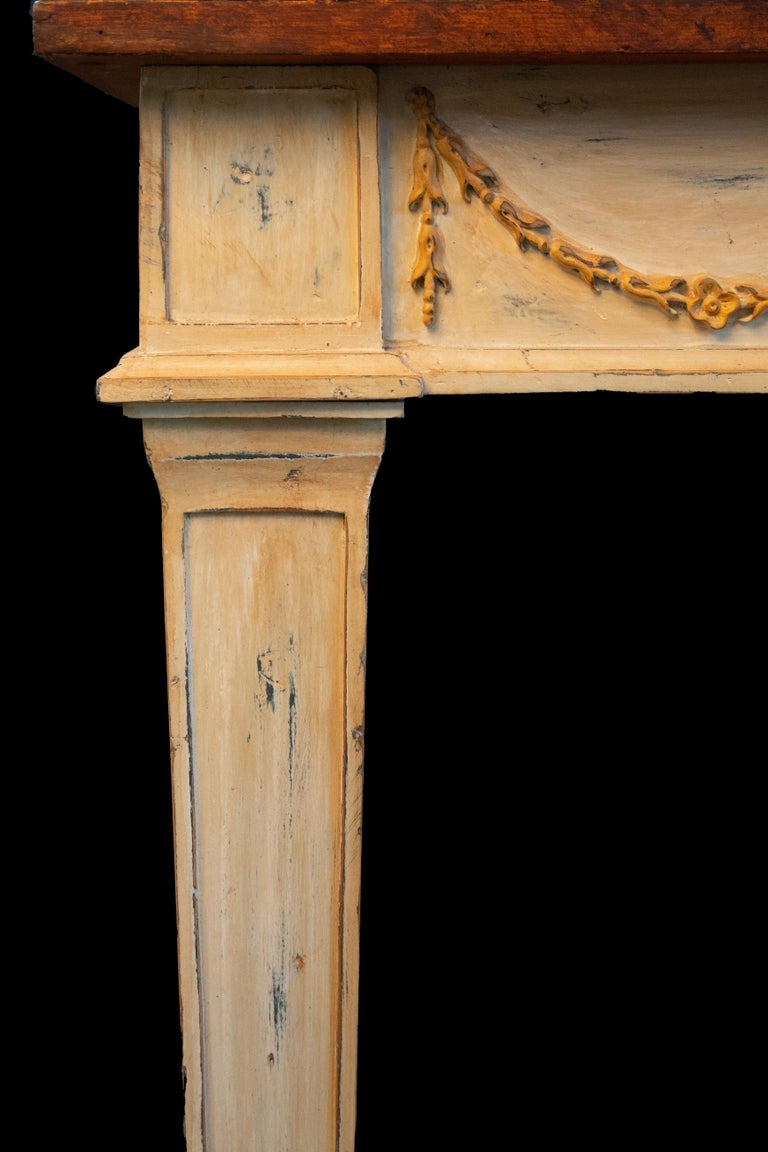 Continental Style Center Table with Drawer For Sale at 1stDibs