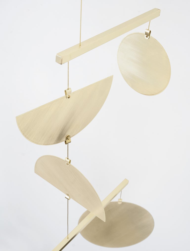 Continuum Mobile in Brass For Sale at 1stDibs