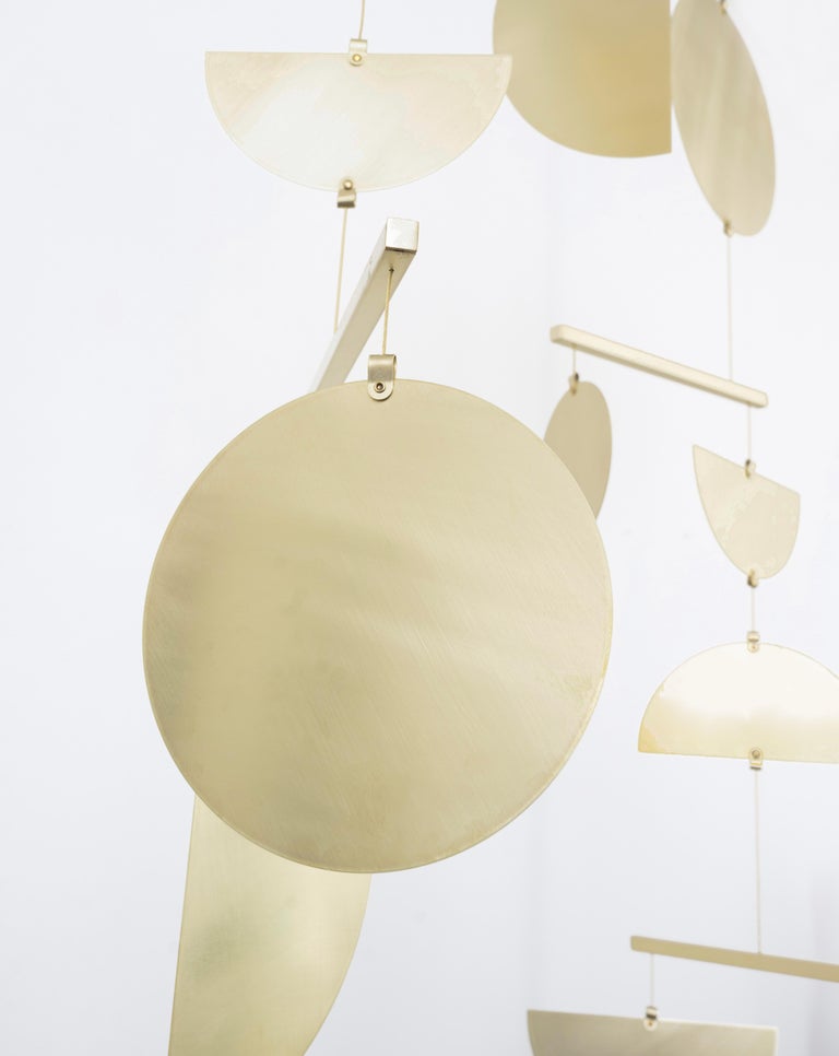 Continuum Mobile in Brass For Sale at 1stDibs