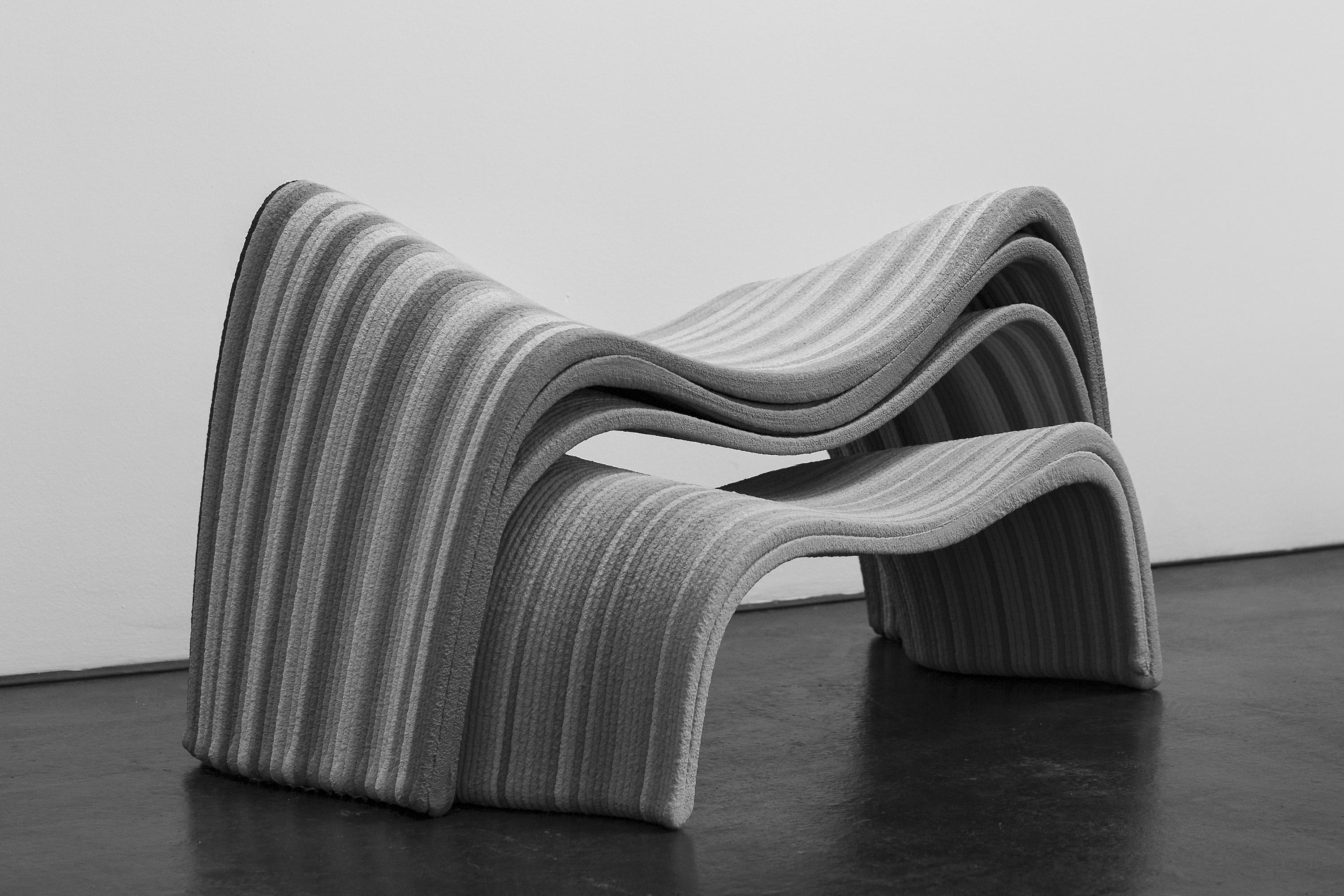 Contour, 3D Printed Concrete Bench For Sale at 1stDibs