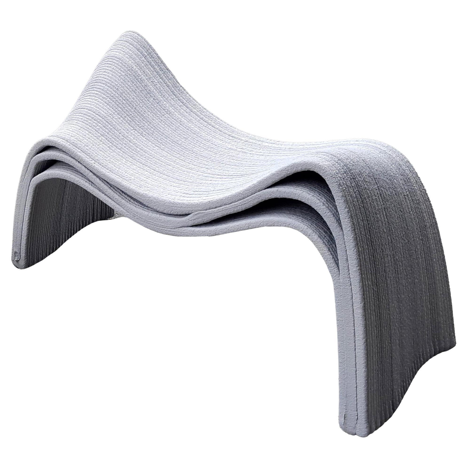 Contour, 3D Printed Concrete Bench For Sale at 1stDibs