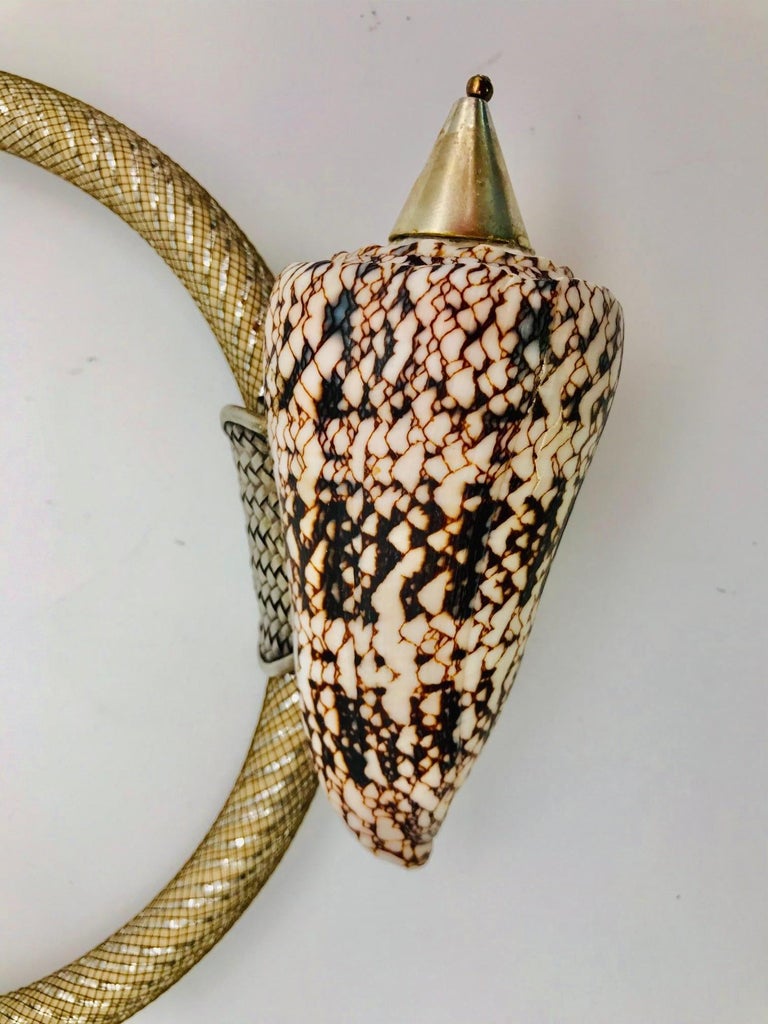 SYLVIA GOTTWALD, Conus Shell in Silver frame,Eco -Luxe ,Pendant ...