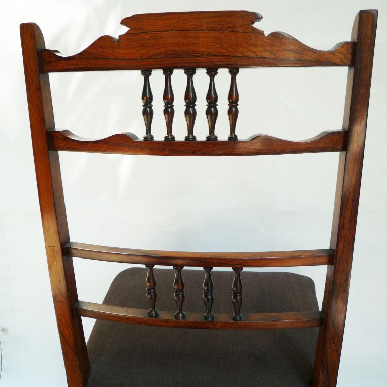 Conversation Chair Made of Elm with Elaborate Inlays circa 1800 ...