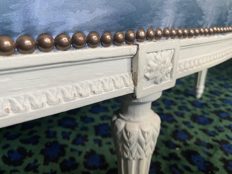Conversation Settee or Borne Settee from the Napoleon III Period at 1stDibs