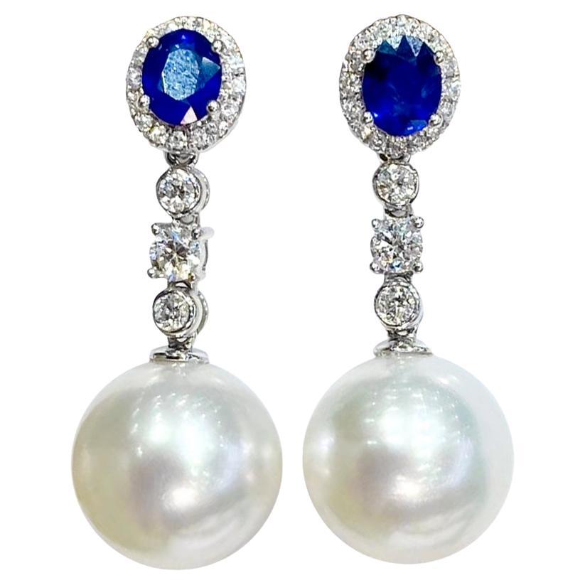 Celestial Blossom Convertible South Sea Pearl Earrings For Sale at 1stDibs