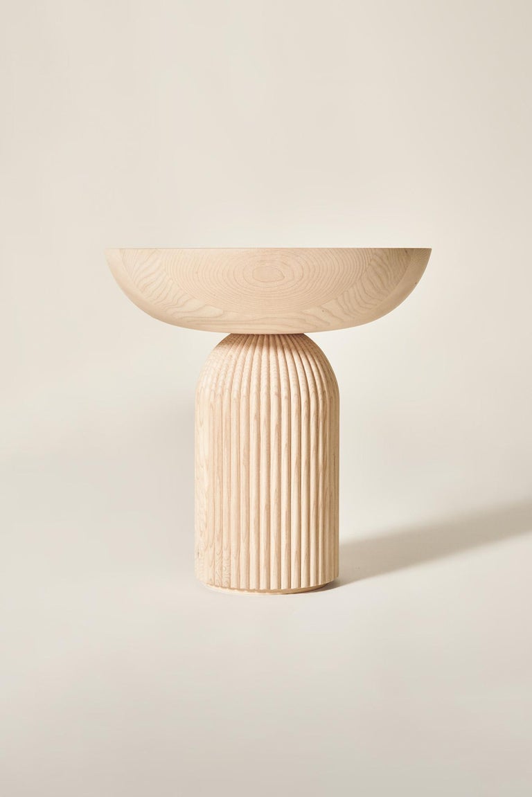 Convesso Solid Wood Coffee Table, Ash in Natural Finish, Contemporary ...