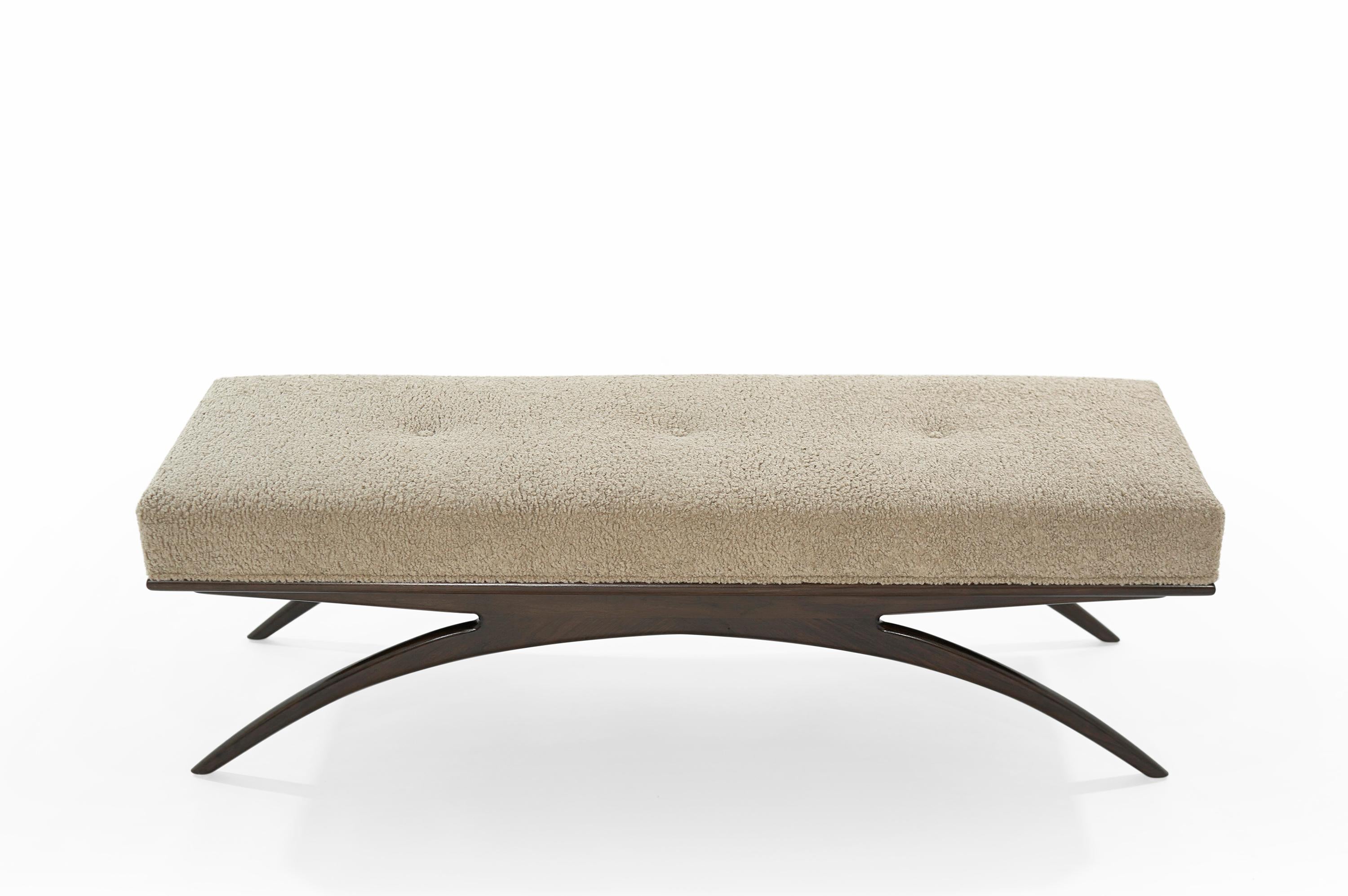 Convex Bench in Natural Bouclé by Stamford Modern For Sale at 1stDibs ...