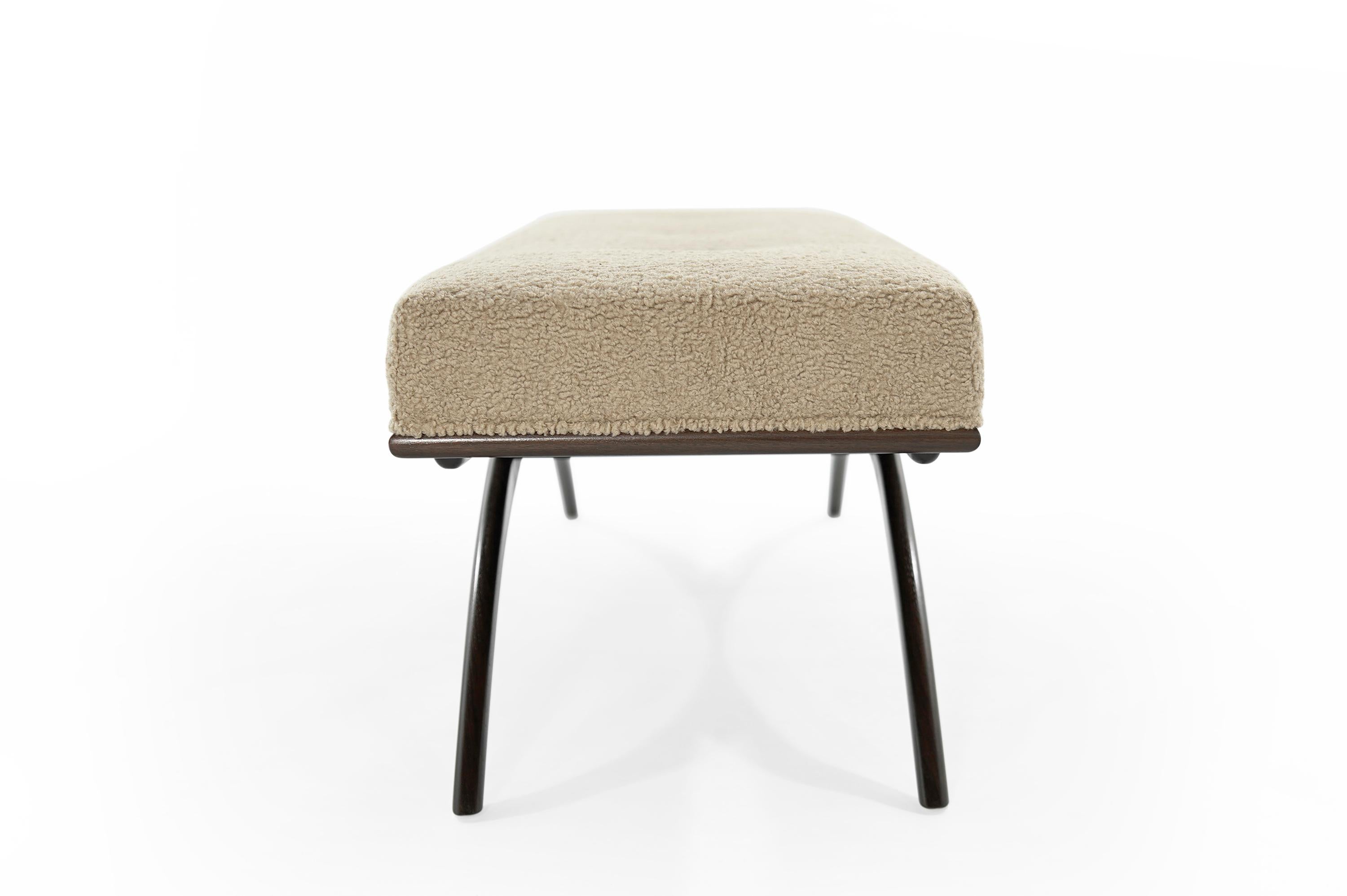 Convex Bench in Natural Bouclé by Stamford Modern For Sale at 1stDibs ...
