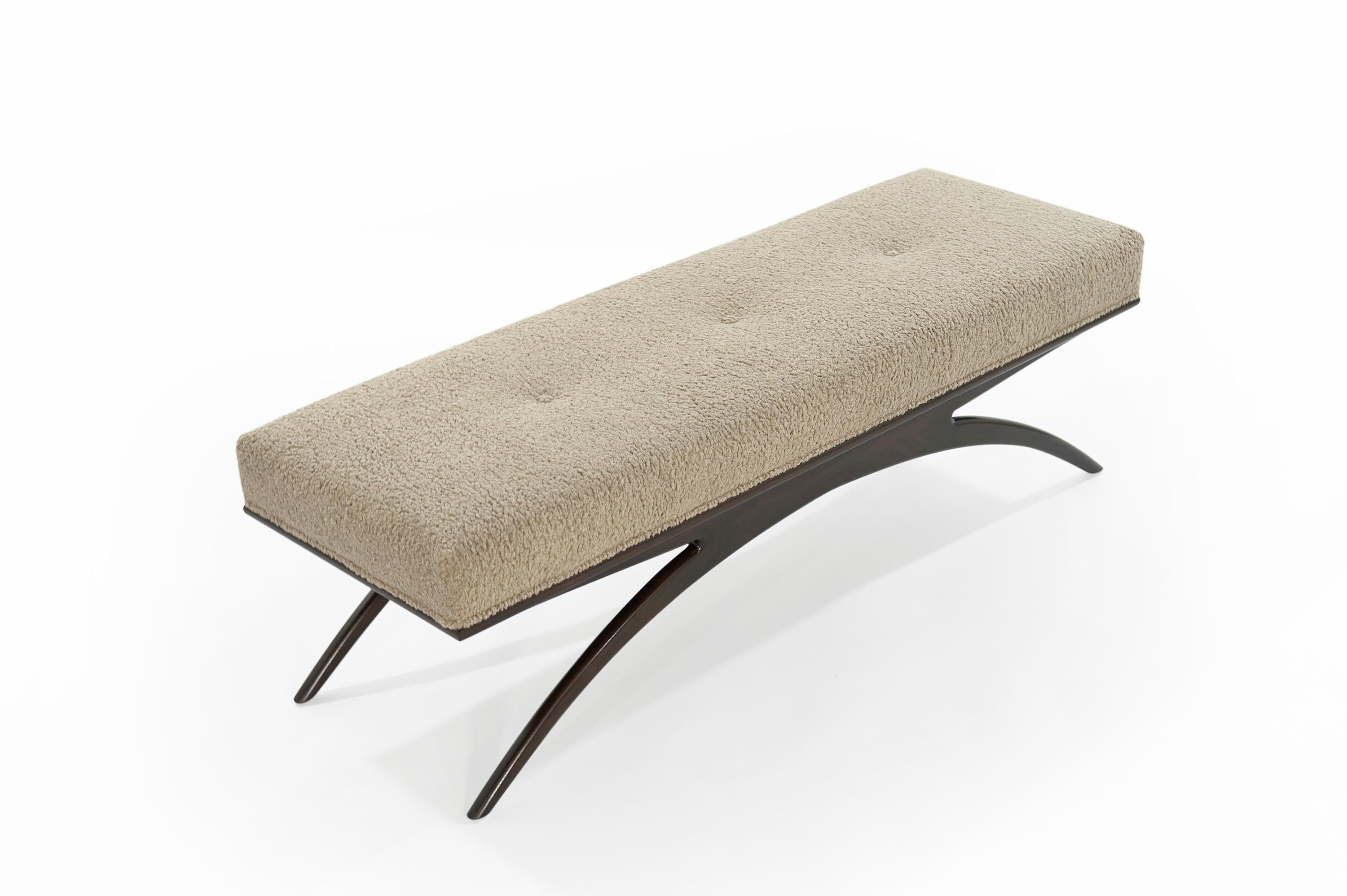 Convex Bench in Natural Bouclé by Stamford Modern For Sale at 1stDibs ...