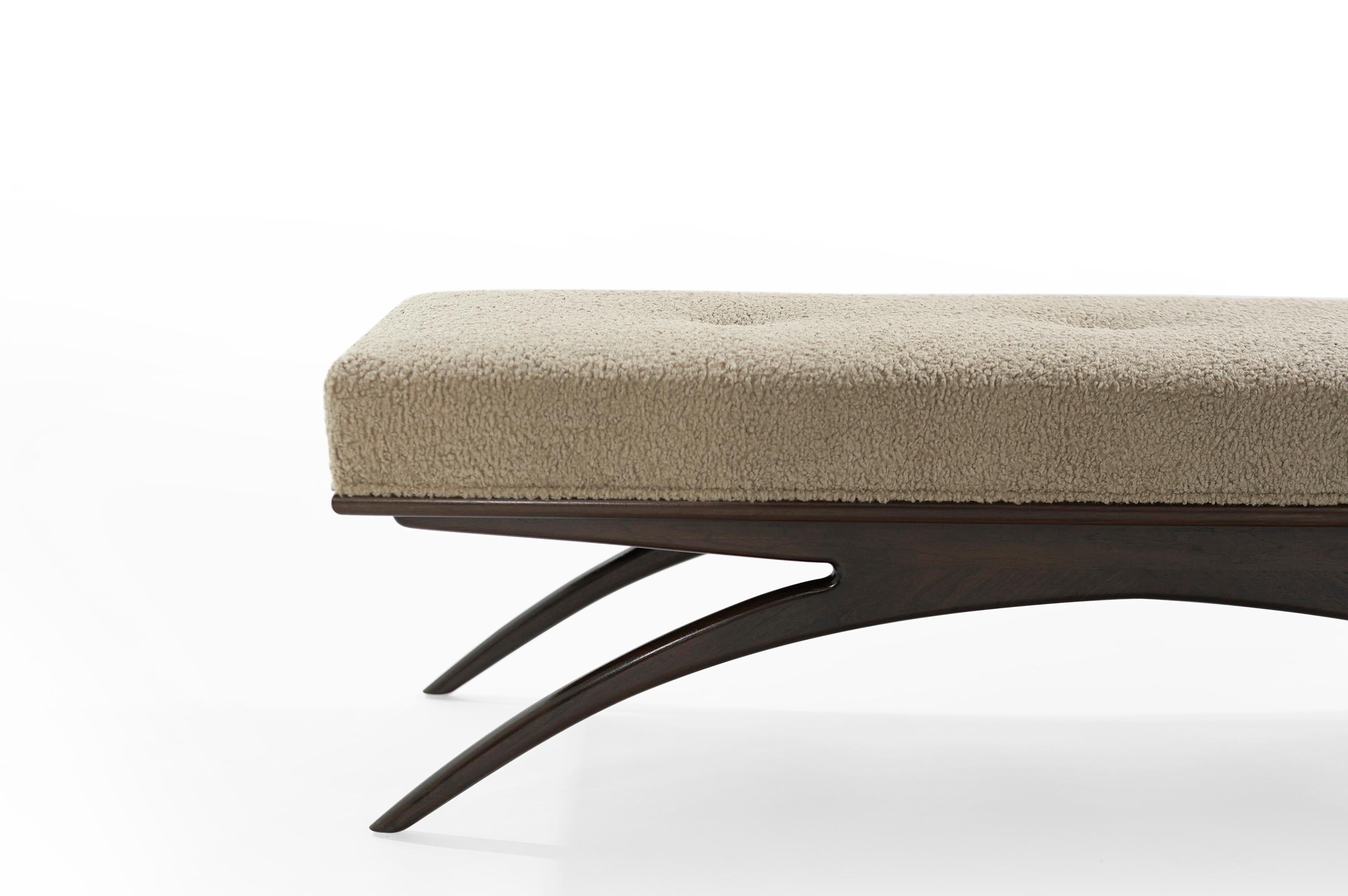 Convex Bench in Natural Bouclé by Stamford Modern For Sale at 1stDibs ...