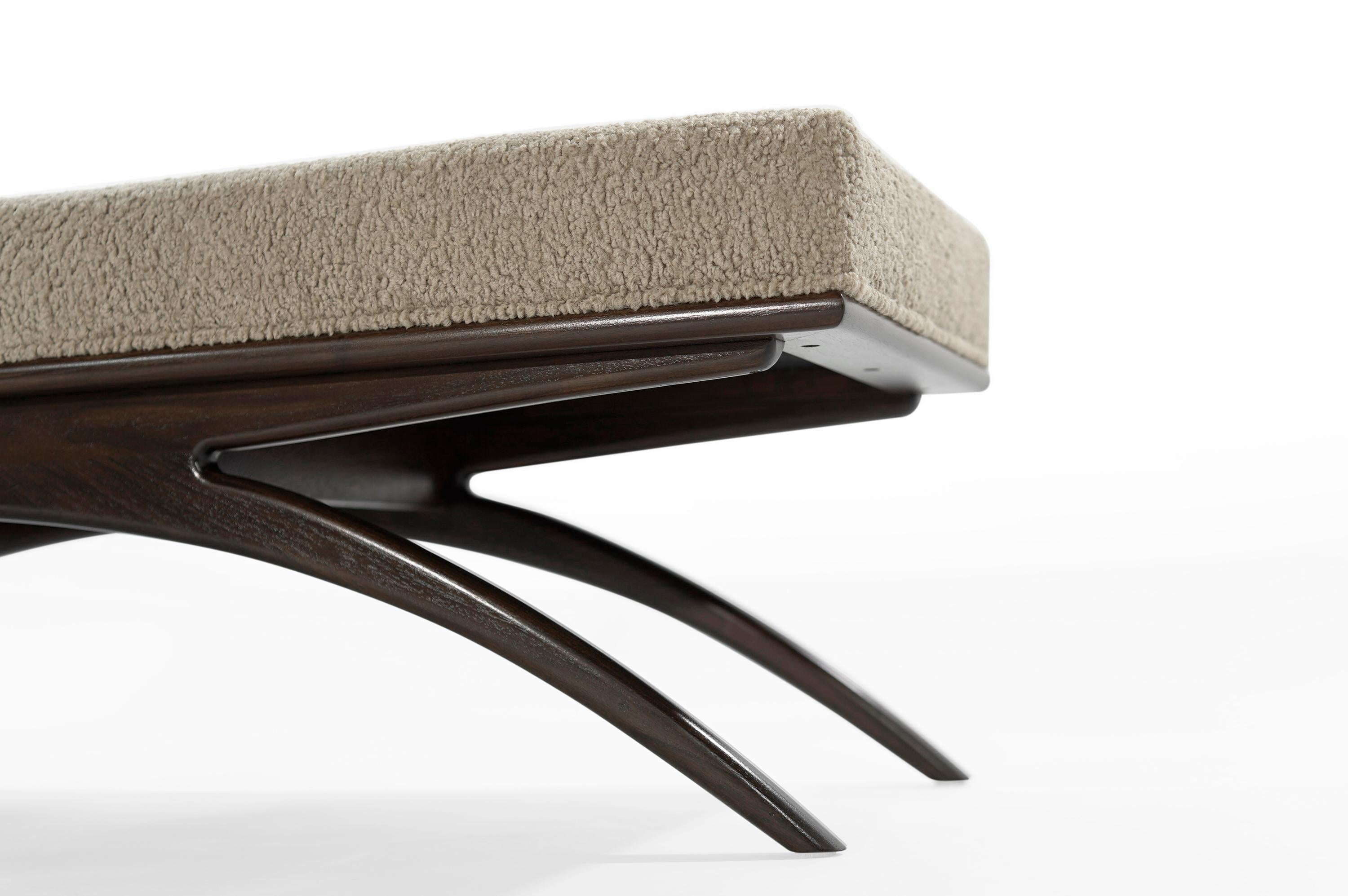 Convex Bench in Natural Bouclé by Stamford Modern For Sale at 1stDibs ...