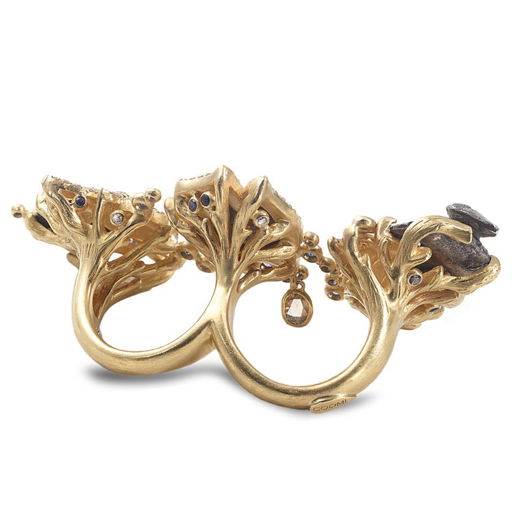Coomi 20 Karat Gold Antiquity Inca Bird Diamond Ring at 1stDibs | gold ...
