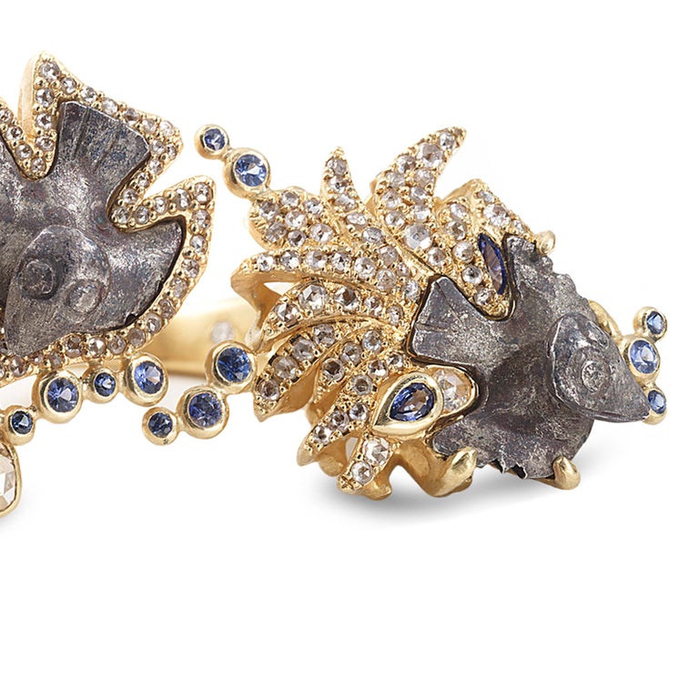 Coomi 20 Karat Gold Antiquity Inca Bird Diamond Ring at 1stDibs | gold ...