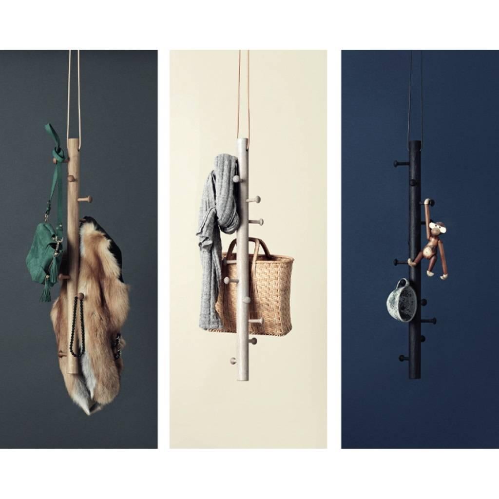 Copenhanger, Floating Coat Hanger, Black Oak For Sale at 1stDibs